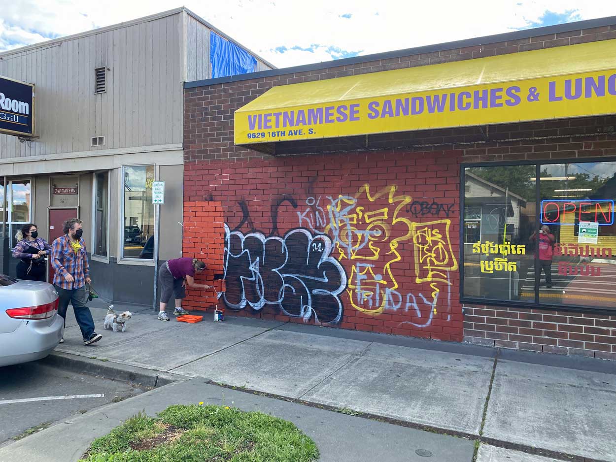 65 Volunteers help refresh White Center during 2021 Spring Clean | The ...