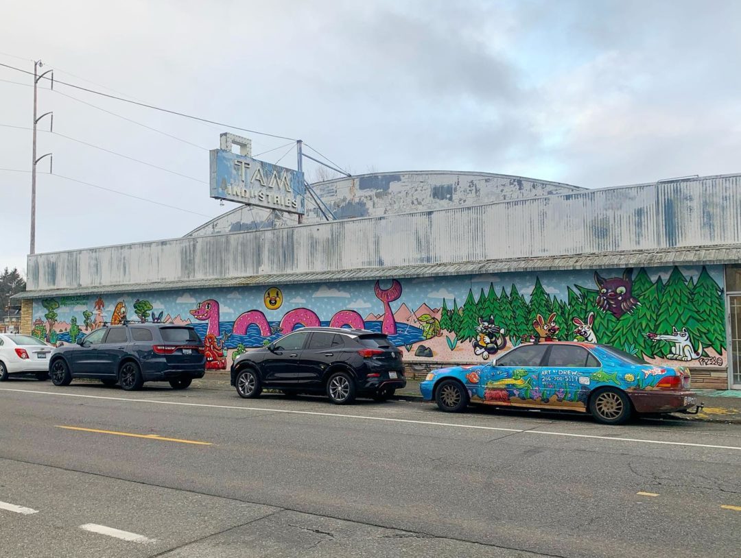 New mural brightens up Tam Skylights building in White Center | The ...